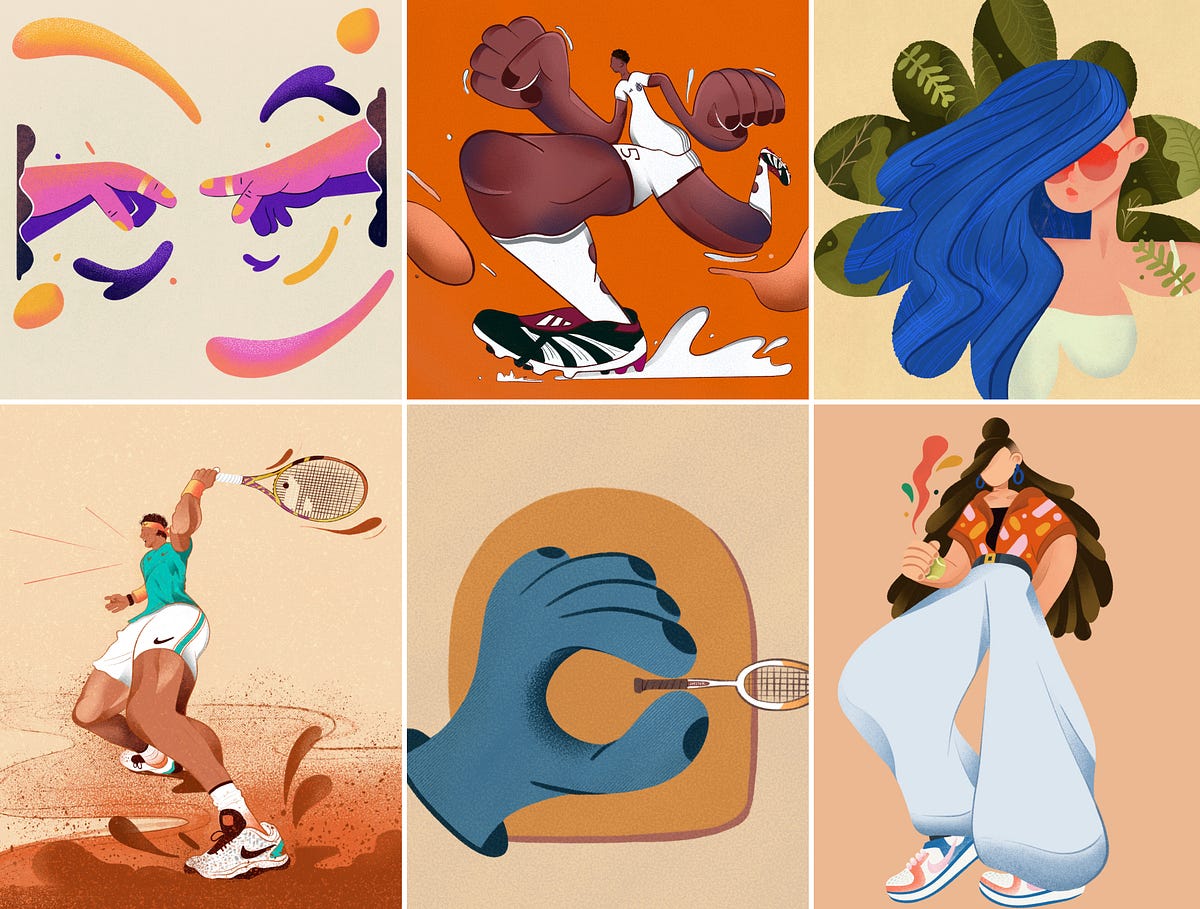 The Beauty of Exaggeration in Illustration — YHLQMDLG | by Angelica ...