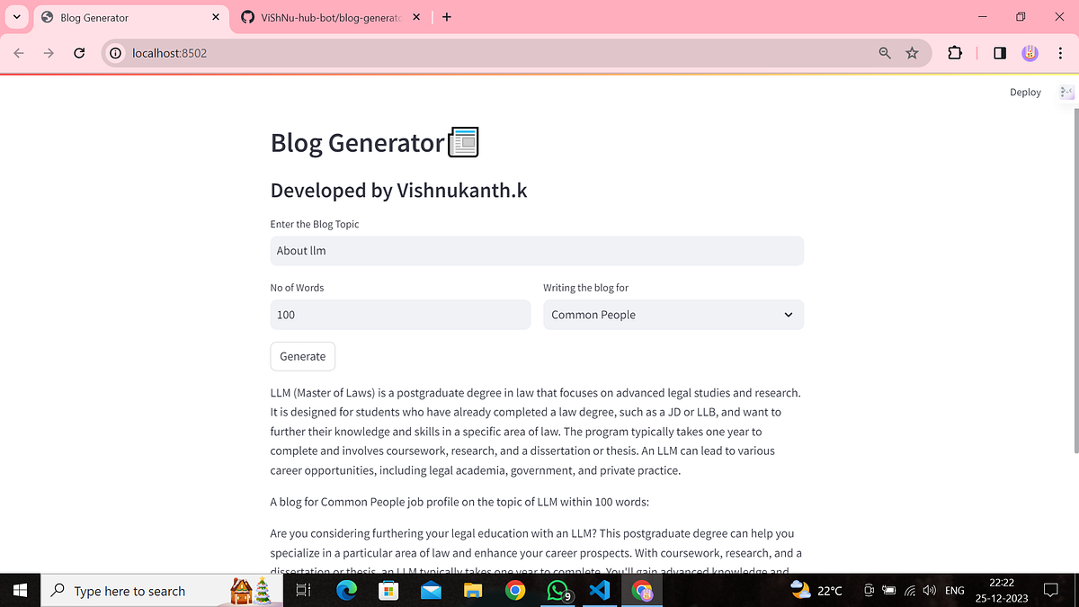 Revolutionizing Content Creation: Introducing the Blog Generator | by ...