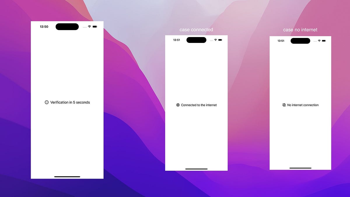 Check Network Connection In Swiftui By Mourad Kirat Medium