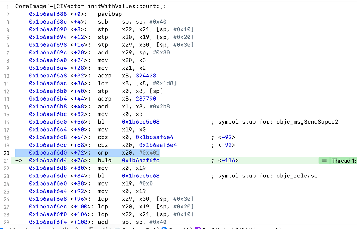 How to work around the issue of CIVector initialization | by Vladislav Malyasov | Medium