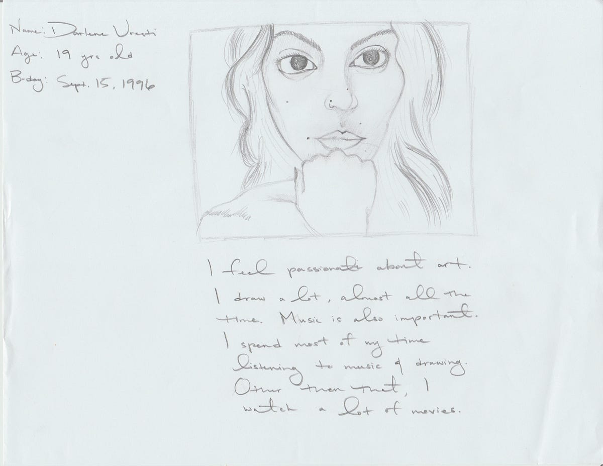 Darlene. Name: Darlene U. | by Stephanie Meade | Public Youth Project ...