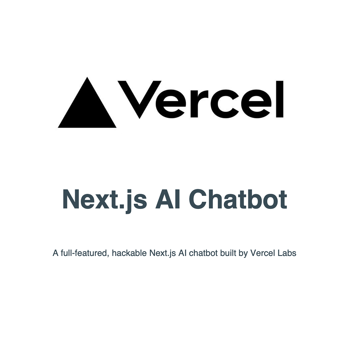 Vercel Launched A ChatGPT / HuggingChat Like Personal Assistant | by ...