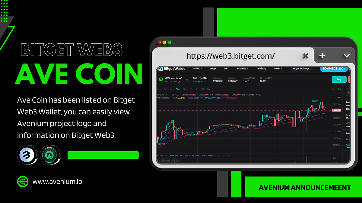 Avenium Now Listed on Web3 Bitget Wallet! | by Avenium Documents | Jul, 2024 | Medium