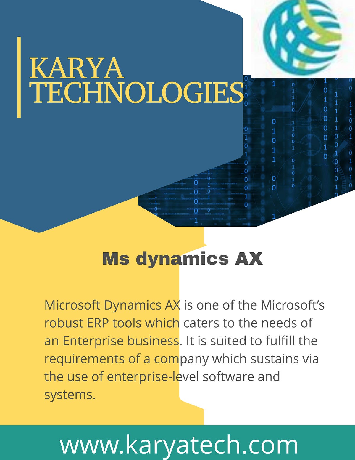Microsoft Dynamics AX. karya technologies is a well renown… | by karya tech | Medium