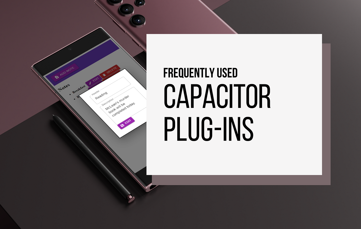 Use of Capacitor Plug-Ins for a Note App | by Yucel Sarikaya | Stackademic