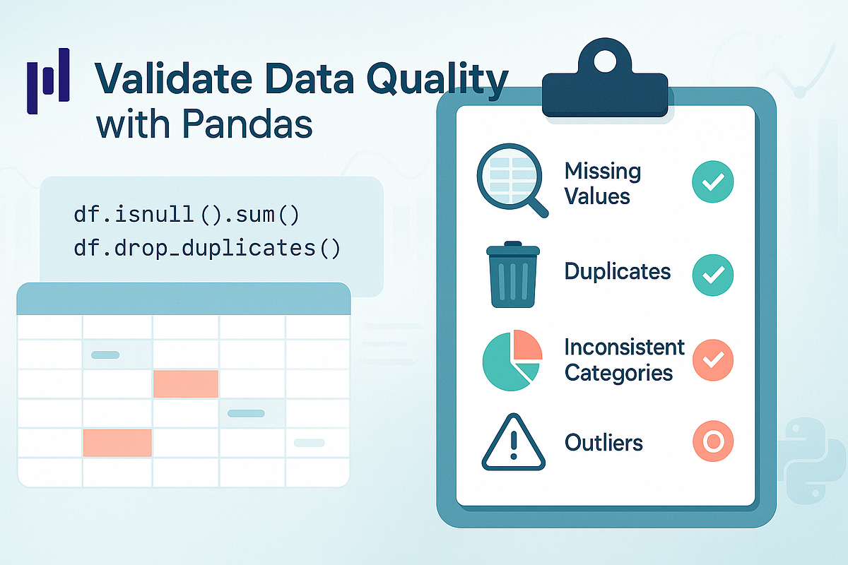 Validate Data Quality with Pandas | by Bhagya Rana | Medium
