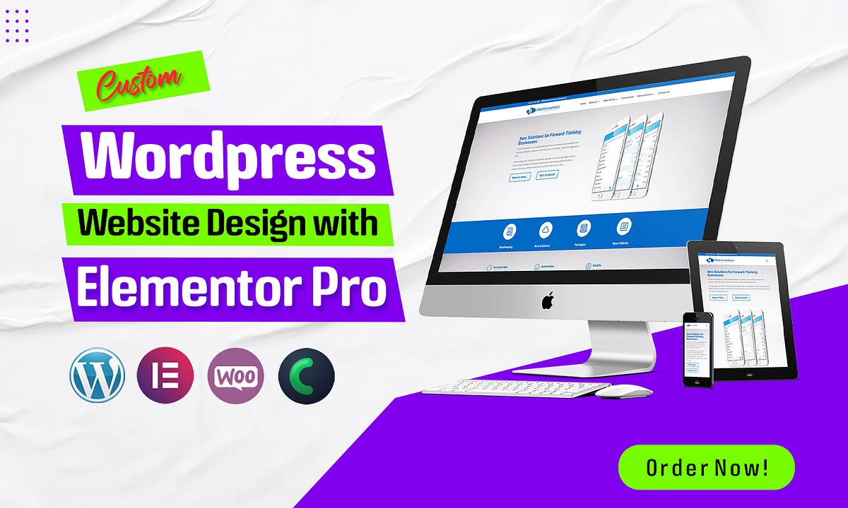 I will design modern and responsive wordpress website with elementor pro | by Hafizur Rahman ...