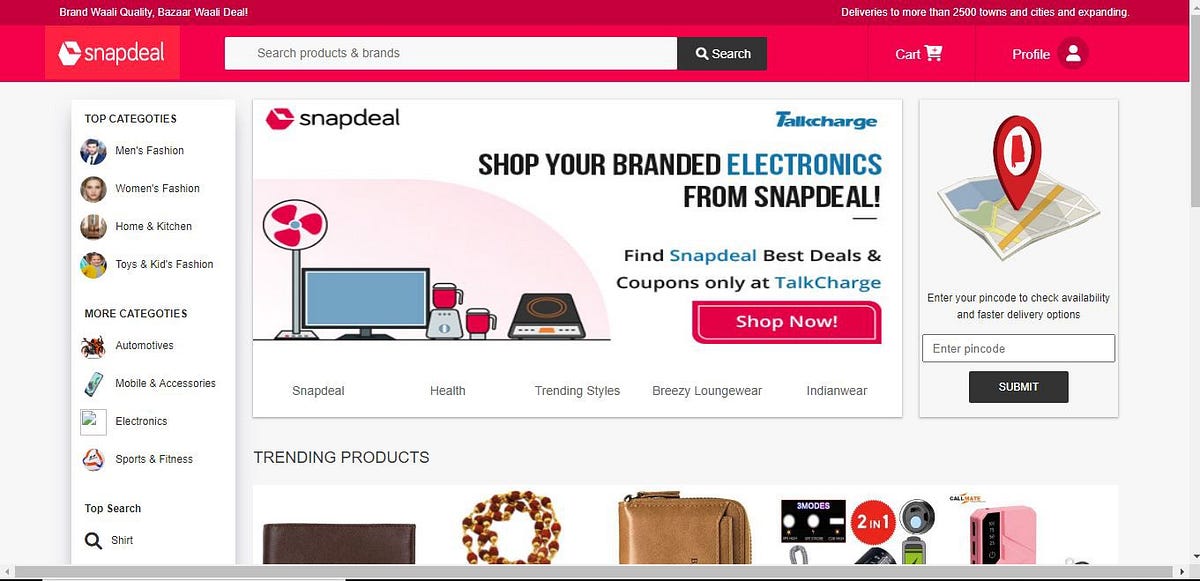 Clone Snapdeal.com. Project… | by Bhavesh chavhan | Medium