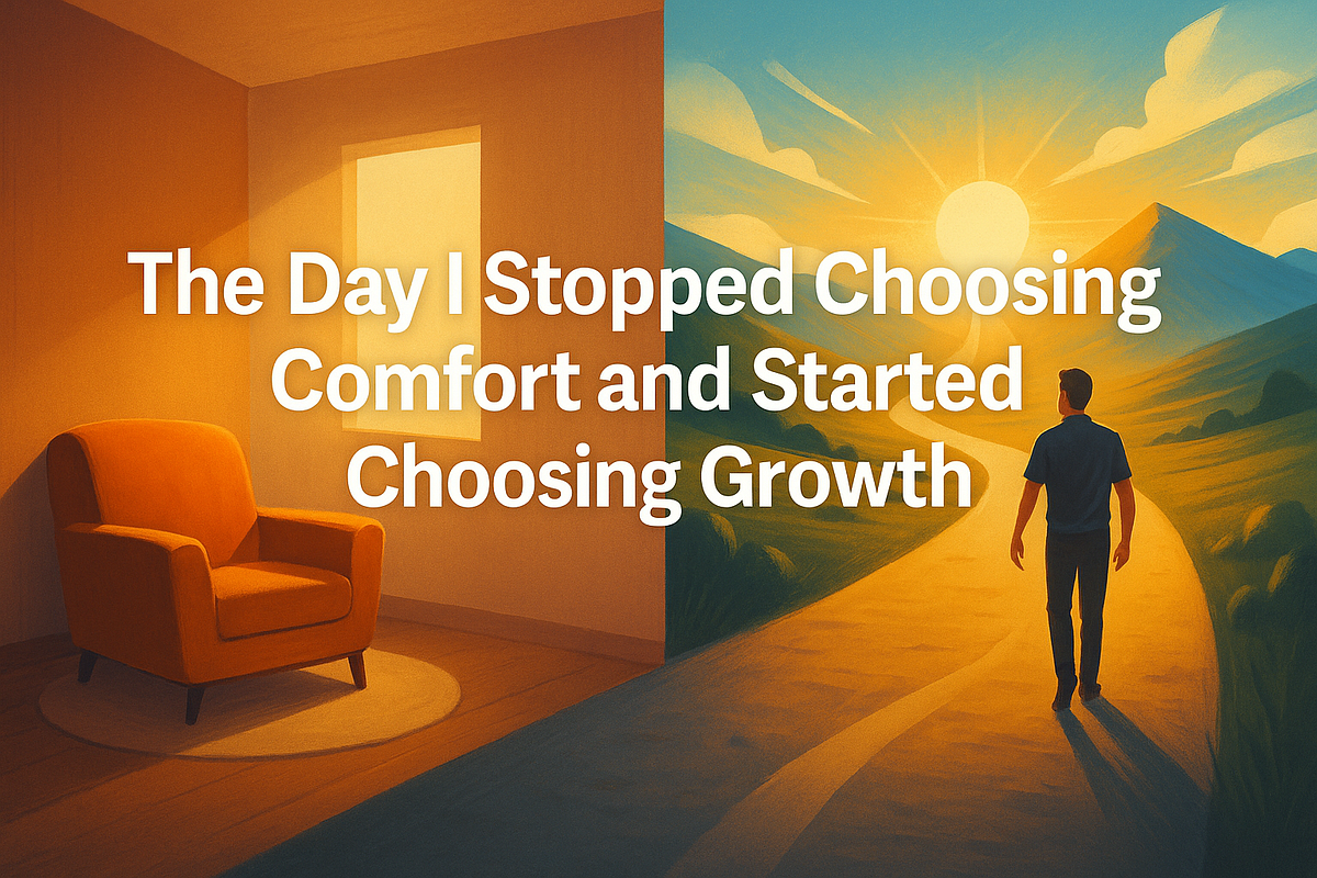 The Day I Stopped Choosing Comfort and Started Choosing Growth | by ...