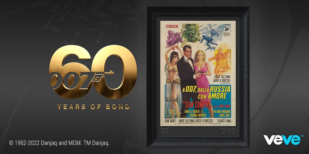 James Bond 007 —60th Anniversary Limited-Edition Posters — Series 1 ...
