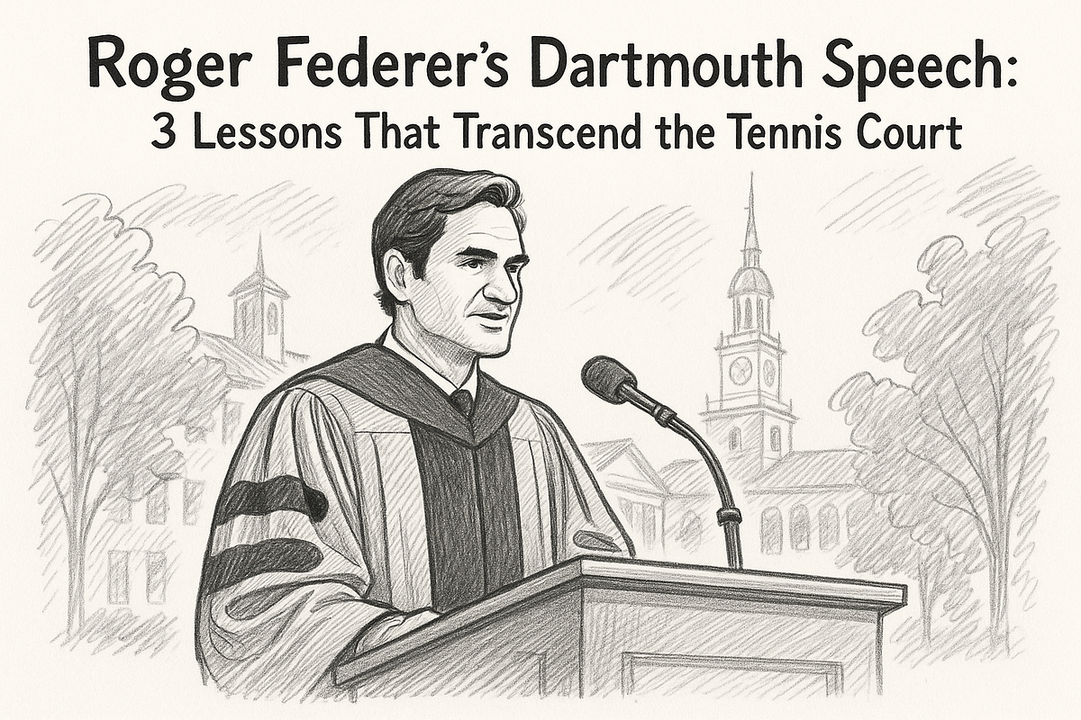 Roger Federer’s Dartmouth Speech: 3 Lessons That Transcend the Tennis ...