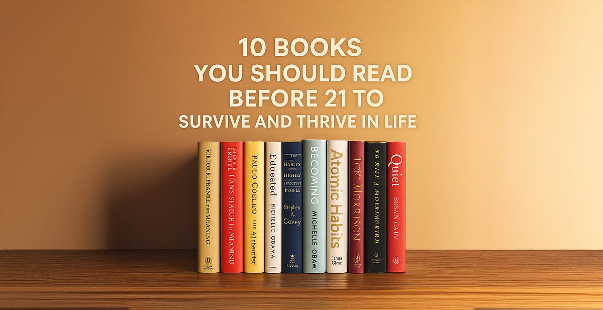 10 Books You Should Read Before 21 to Be Ready | Readers Hope