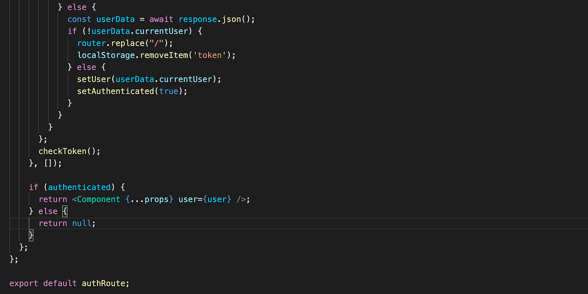 Secure routes in Nextjs with Typescript | by Tom Lamb | Medium