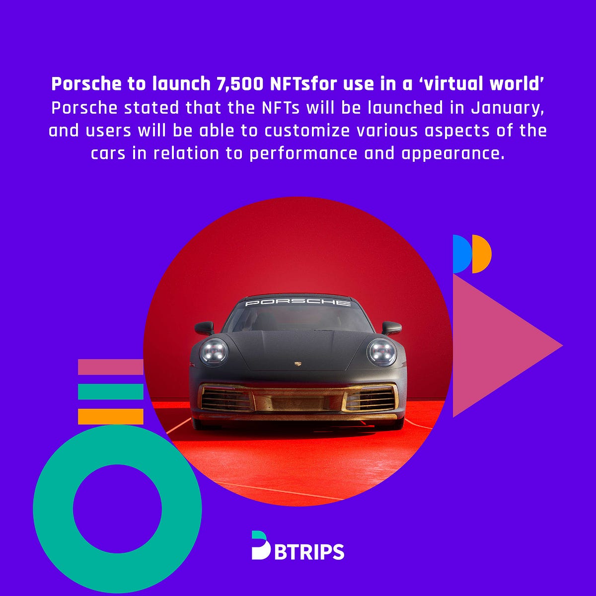 Porsche Just Entered Web3 With its First NFT Collection | by Btrips ...
