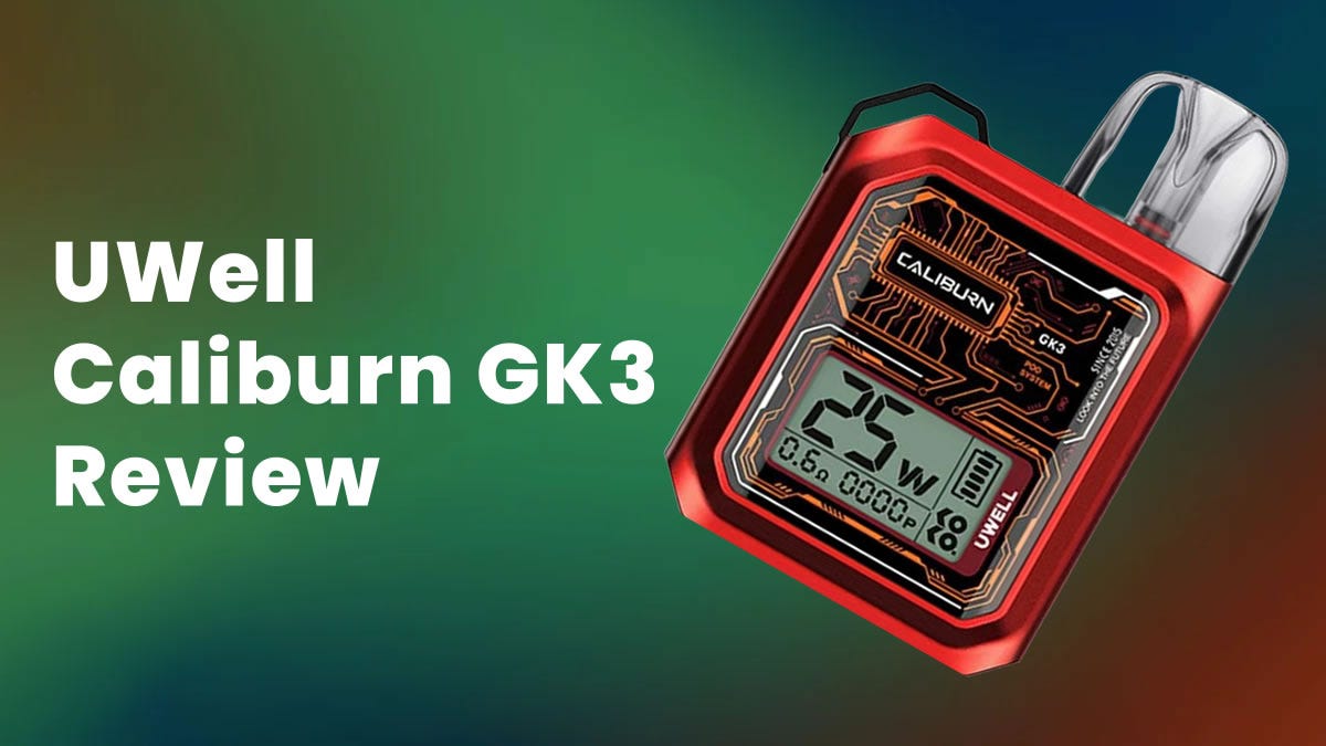 Uwell Caliburn GK3 Review. Uwell’s renowned Caliburn pod system… | by Matthew Ma | Medium
