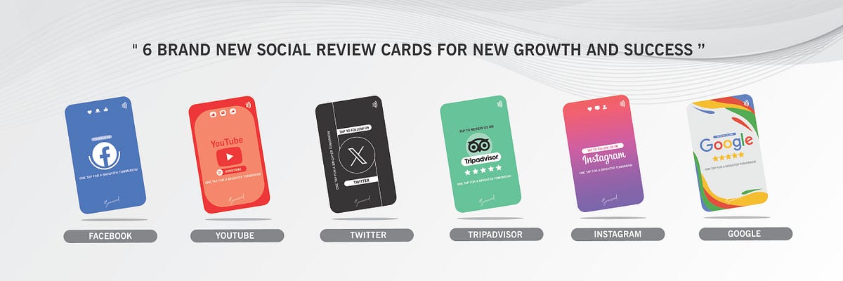 Introducing 6 Brand New Social Review Cards from Smaacaad! | by ...