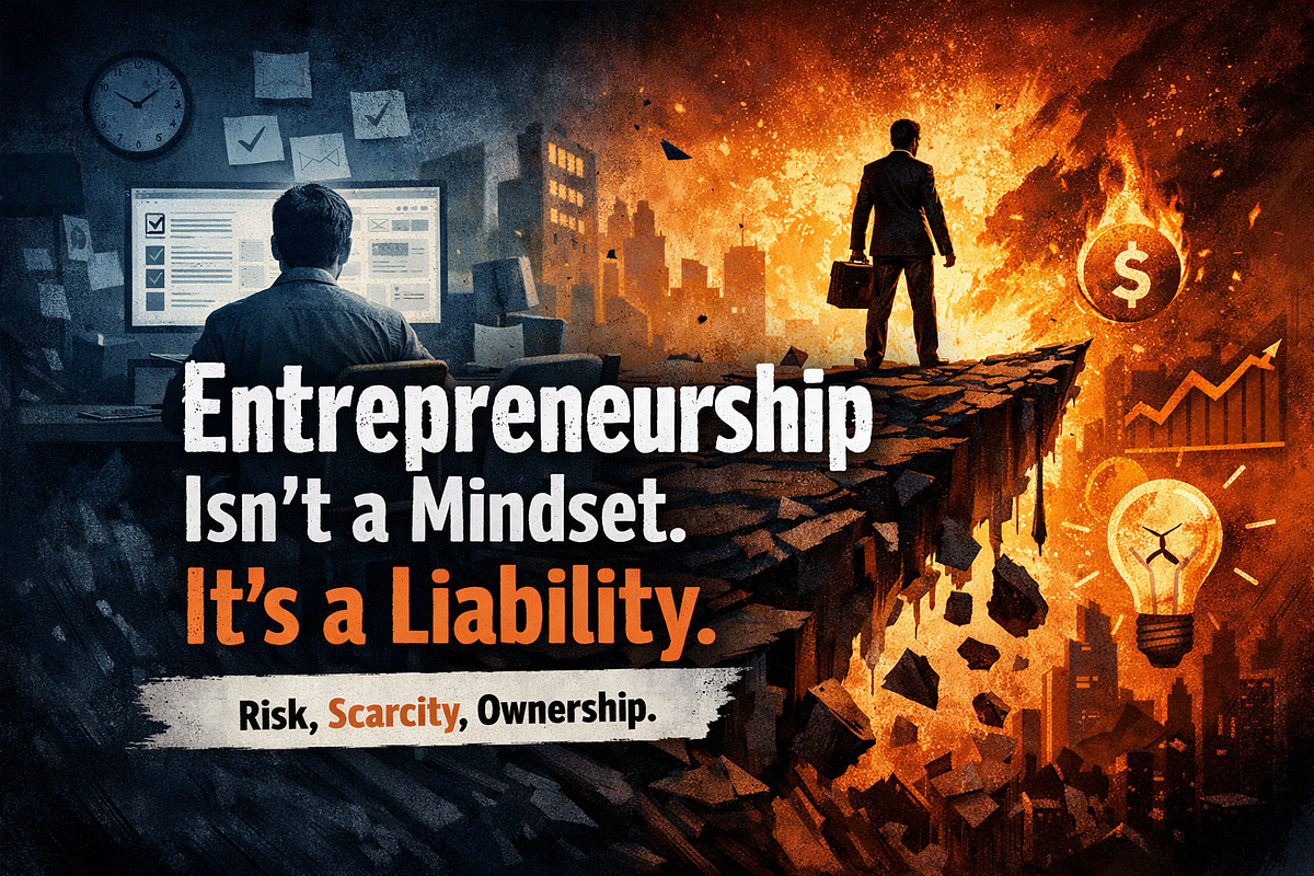 Entrepreneur Is Not a Mindset. It’s a Liability. | by Anas Mohammed ...