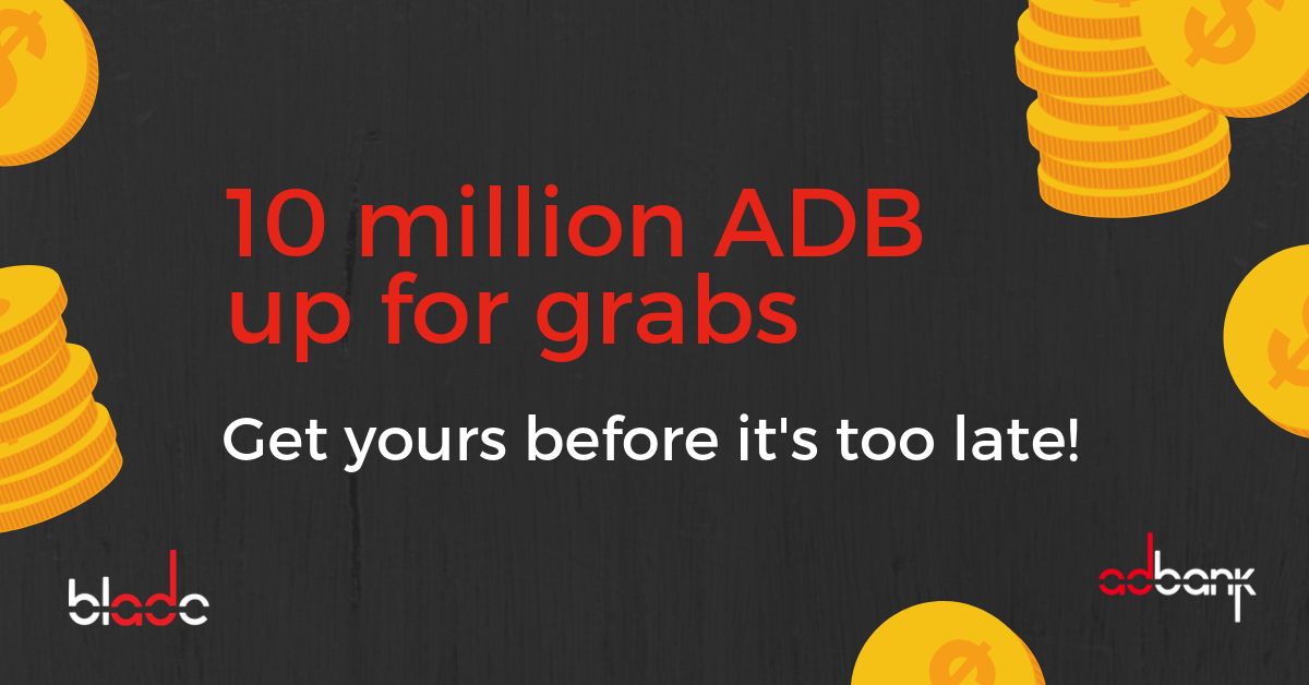 10 Million ADB Going Fast!. Get yours before October 31st | by adbank ...