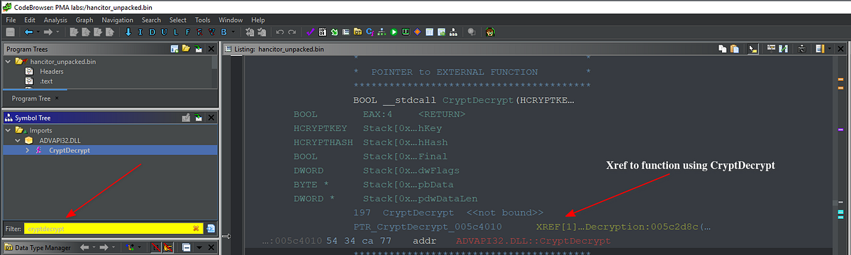 Extracting Hancitor’s Configuration with Ghidra part 1 | by Crovax | Medium