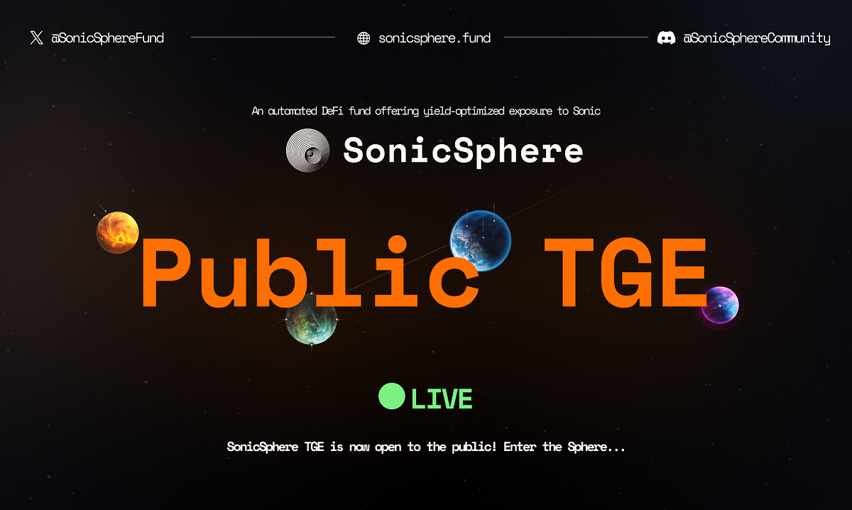 Why does SonicSphere need to raise 5 million SONIC to launch? | by SonicSphere Fund | Medium