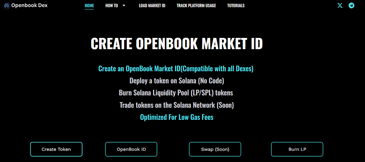 Create Openbook Market Solana Raydium | by Soltoken Space | Medium