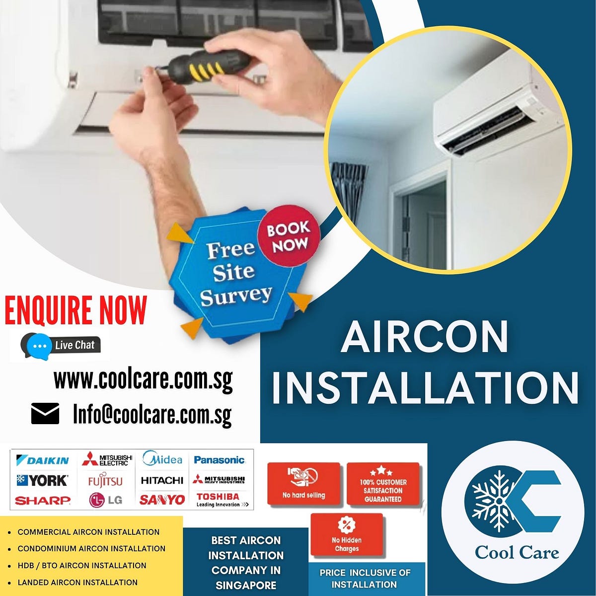 AIRCON INSTALLATION. BEST AIRCON INSTALLATION SINGAPORE | by Aircon ...