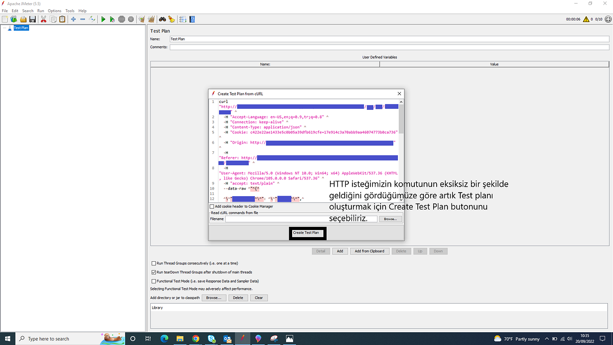 Apache JMeter Üzerinden Curl Kullanarak Post İsteğinin Gönderilmesi - Emir Elibol - Medium