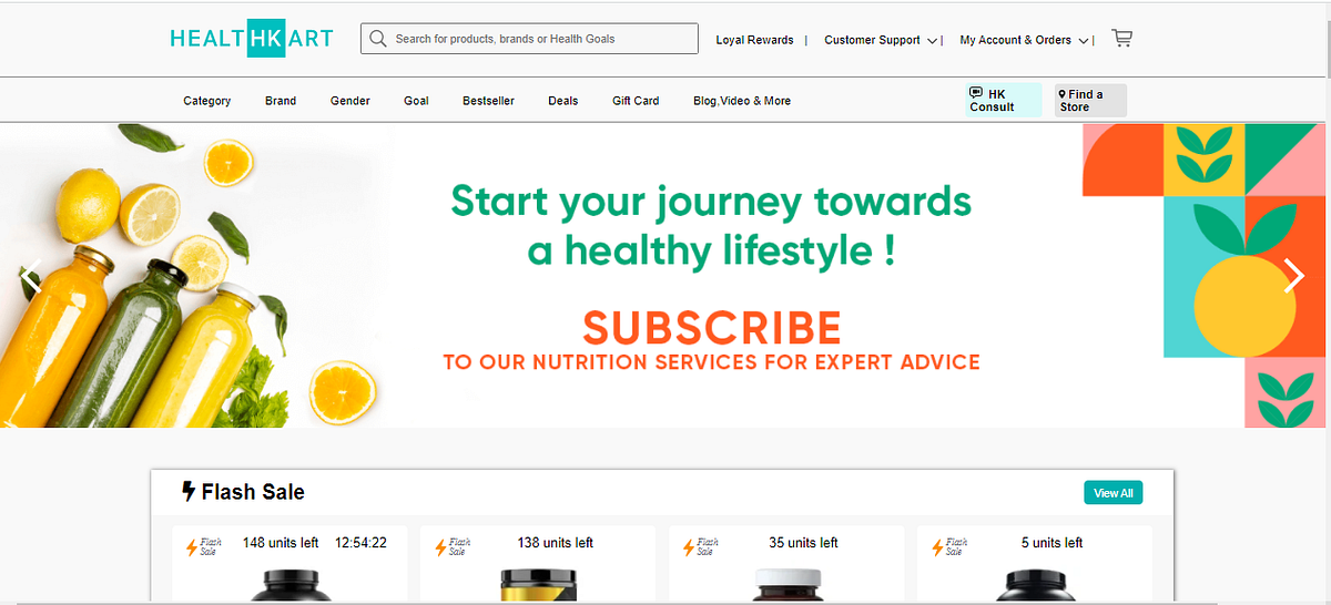 My Second Construct Week Project. Cloning HealthKart Website | by Prem hulikoppe | Medium