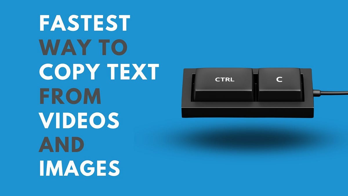 Copy text directly from the videos with this magical plugin | by Hacks ...