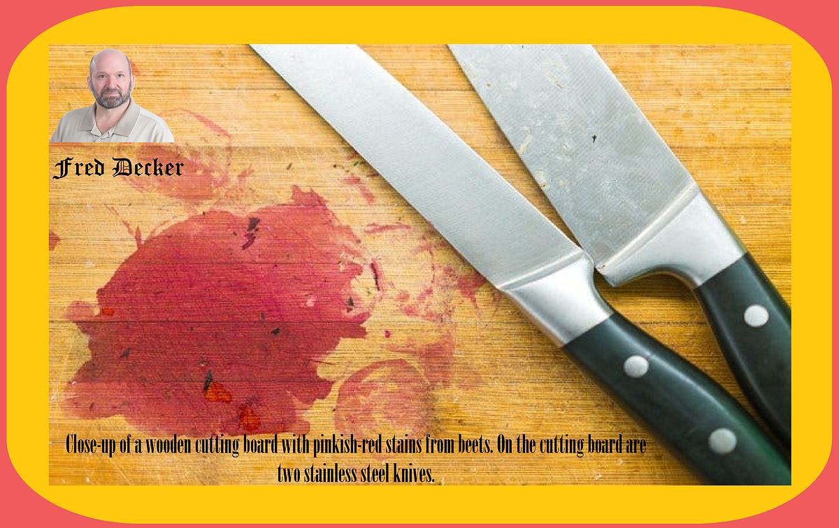 How a Chef Removes Stubborn Stains From Wooden Cutting Boards | by ...