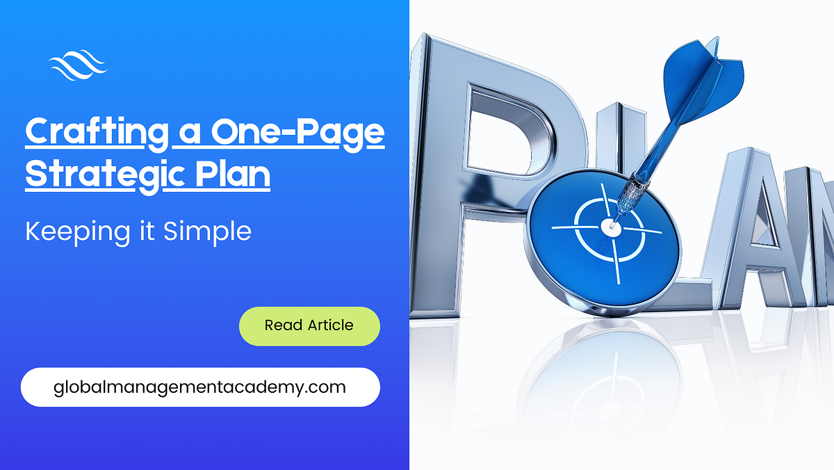 Crafting a One-Page Strategic Plan | by James Johnston | Medium