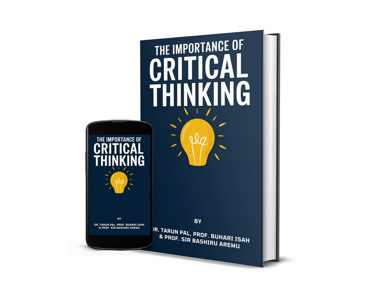 How and where can I purchase The Importance of Critical Thinking by Dr ...