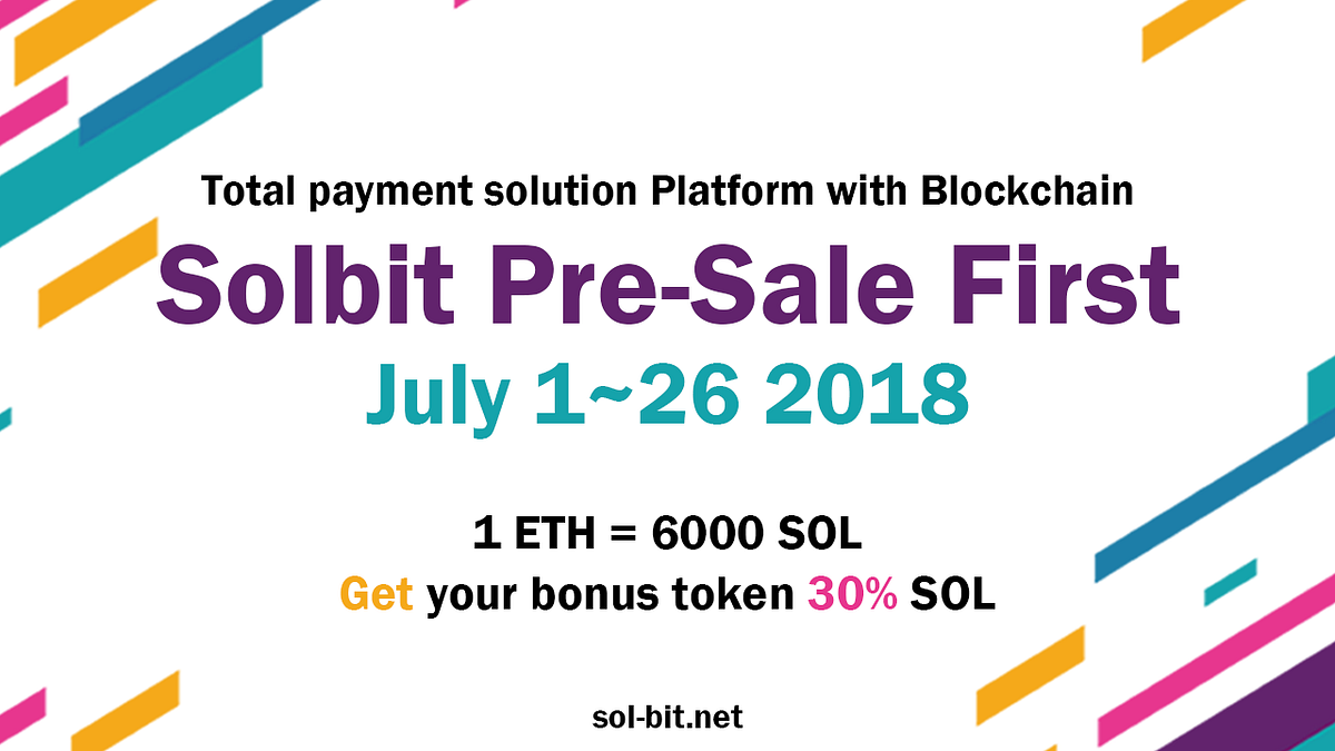 Solbit Pre-Sale First Start!! | by Solbit | Medium