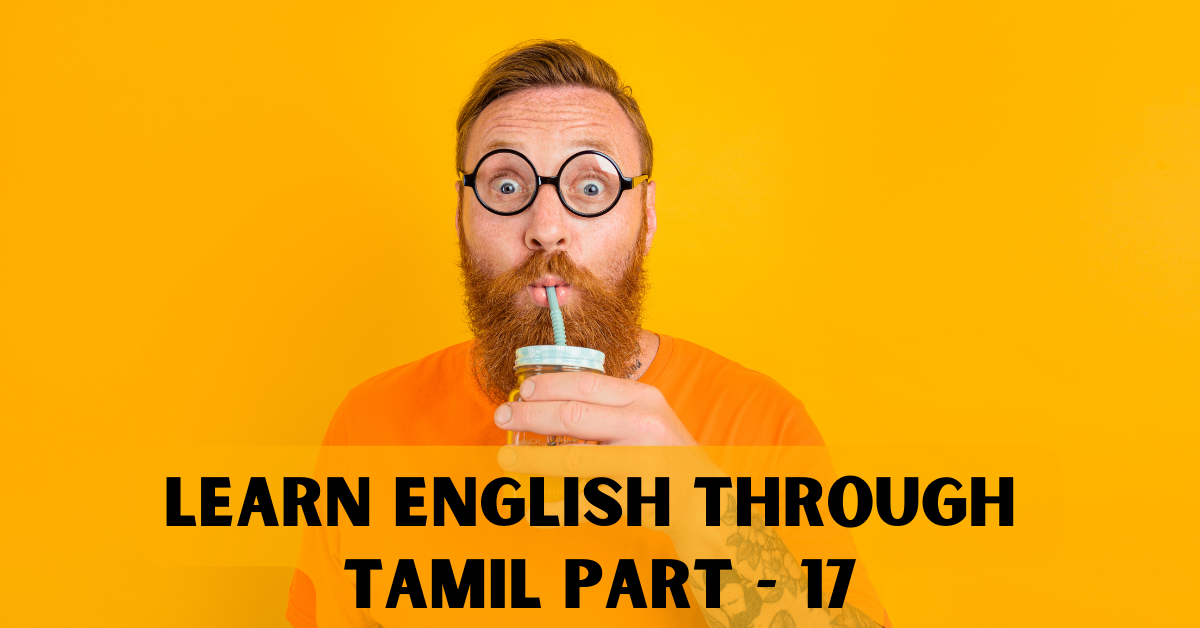 Learn English Through Tamil. The Best Way To Master Language English To ...
