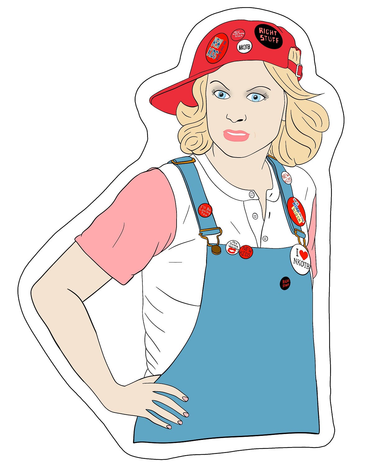 Parks and Rec Tv show sticker | Leslie Knope New Kids on the Block ...