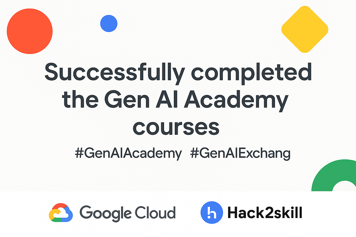 How the Gen AI Academy Supercharged My AI Skills (and Opened New Possibilities) | by Rohit ...