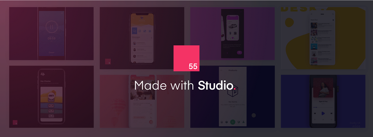 Made with Studio #55. An inspiration gallery from the… | by Muzli ...