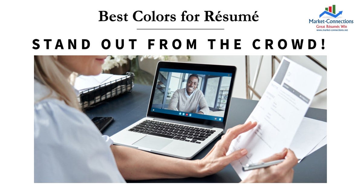 Best Colors for Resume. Stand Out From The Crowd | by Mandy Fard | Medium