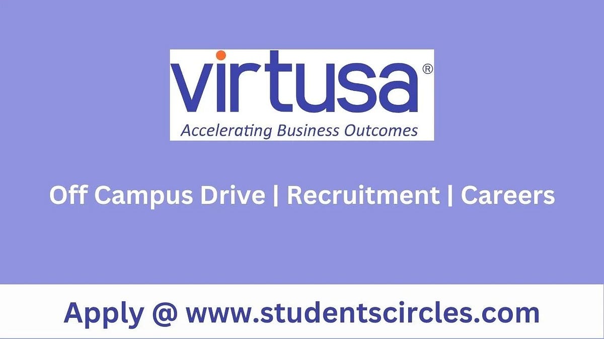 Virtusa Recruitment 2023 | Fresher | Direct Link | by V G Selvam | Medium