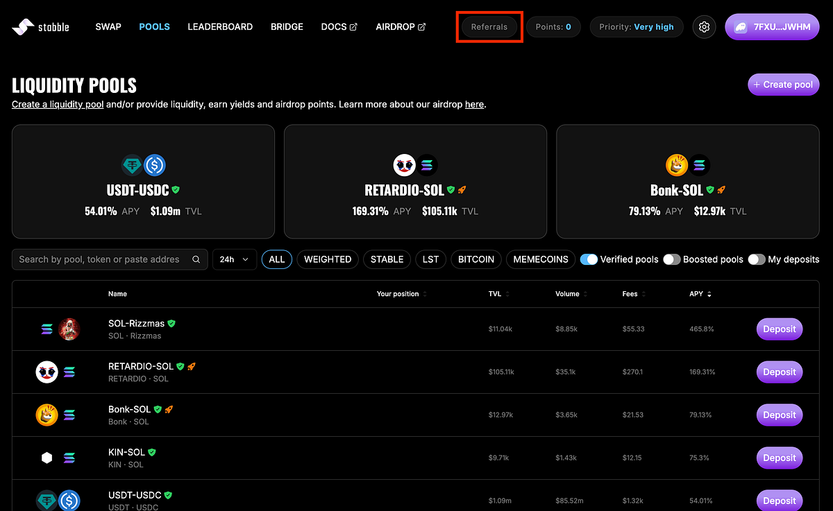 stabble airdrop and points system announcement | by stabble | Medium