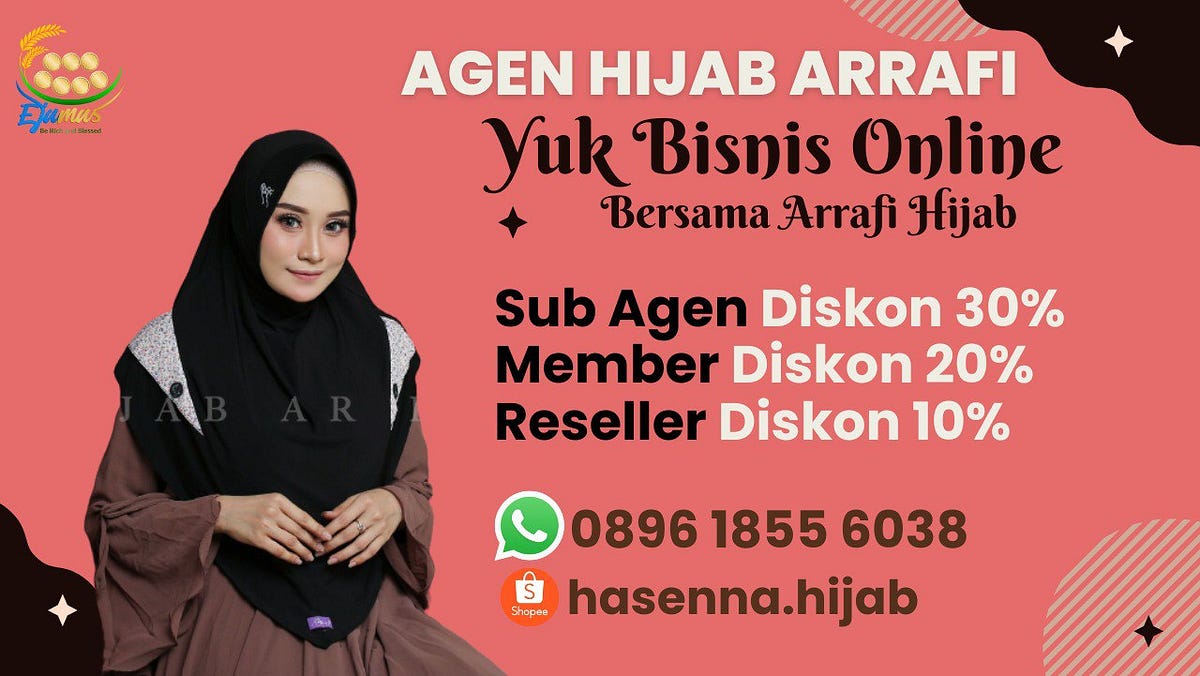PRODUK TERJAMIN 0896–1855–6038, Arrafi Hijab Terbaru Ejamas Store ...