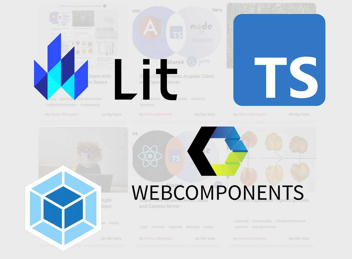 Build Your Own Blog Portfolio with Web Components: Lit Library | by Marius Bongarts | Medium