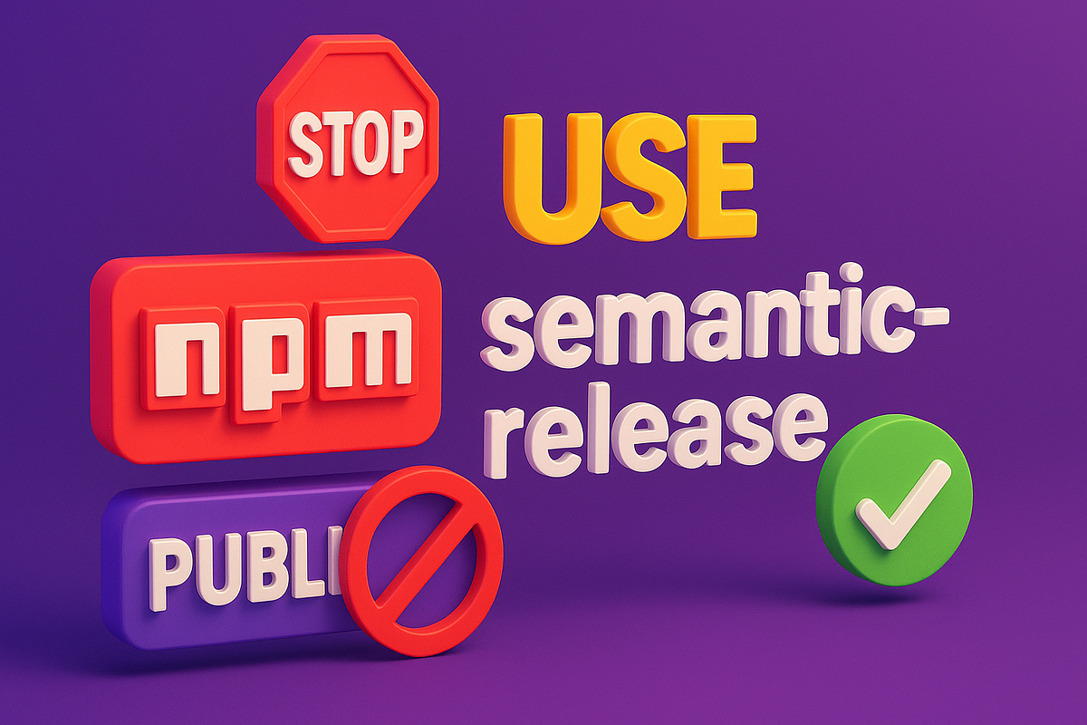 Stop ‘npm publish’: How Semantic Release Automated My Workflow and Saved My Sanity🫡 | by Charan ...