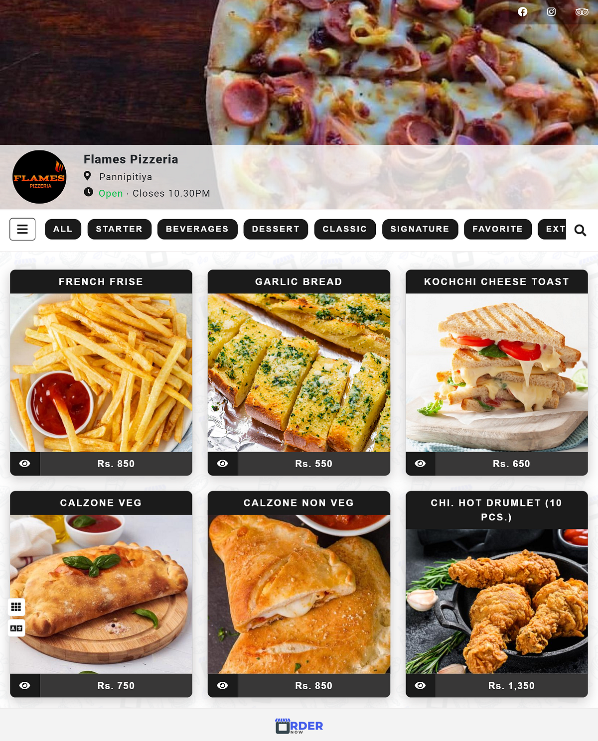 🔥🍕Flames Pizzeria: Digital Menu🍽️🔥 Get ready to experience a fiery ...