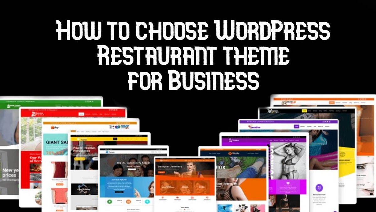 How to choose WordPress Restaurant theme for Business | Medium