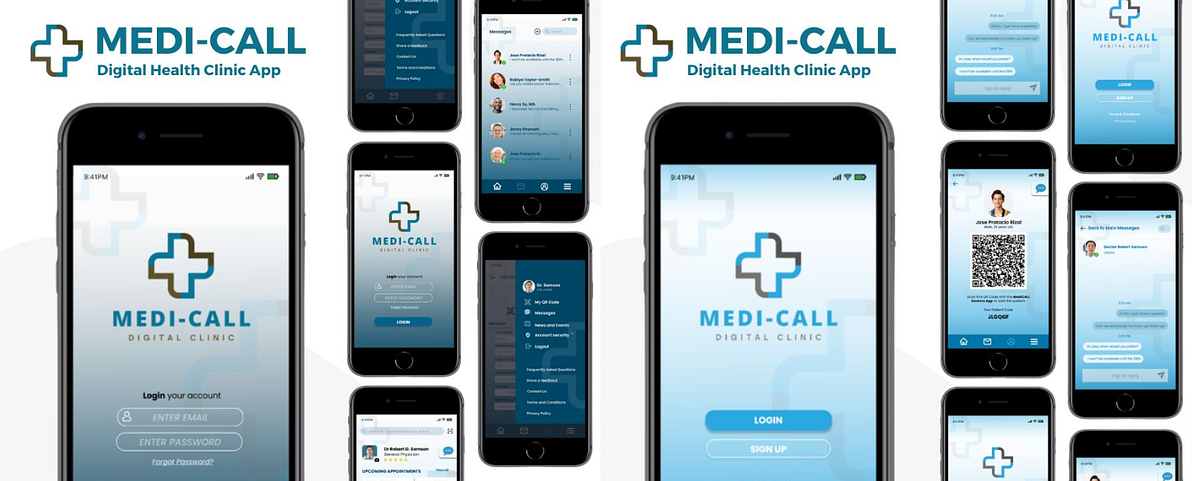 Our UX RESEARCH CASE STUDY: Medi-CALL Digital Health Clinic App | by My ...