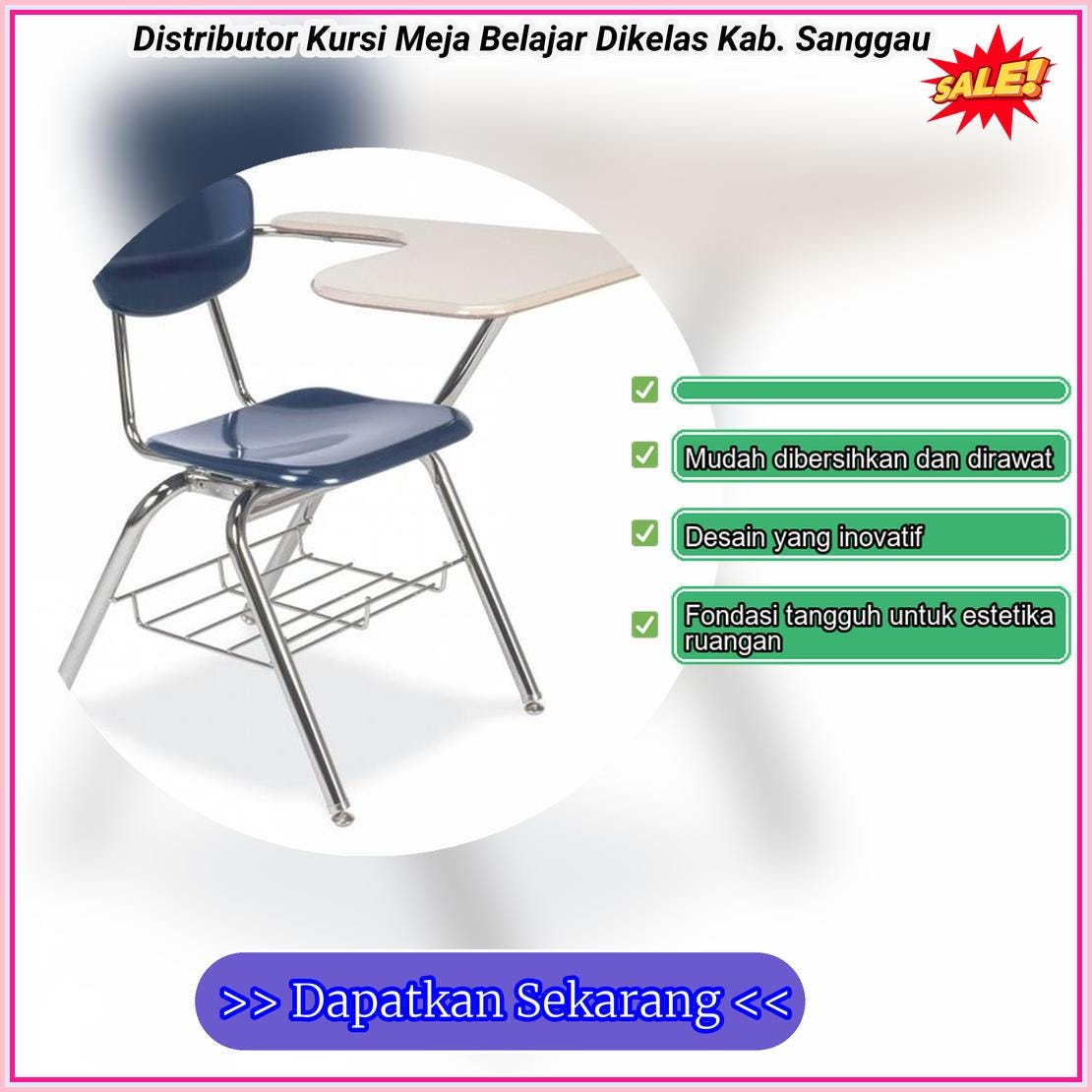 Distributor Kursi Meja Belajar Dikelas Kab Sanggau - Sekolahmejabelajar - Medium