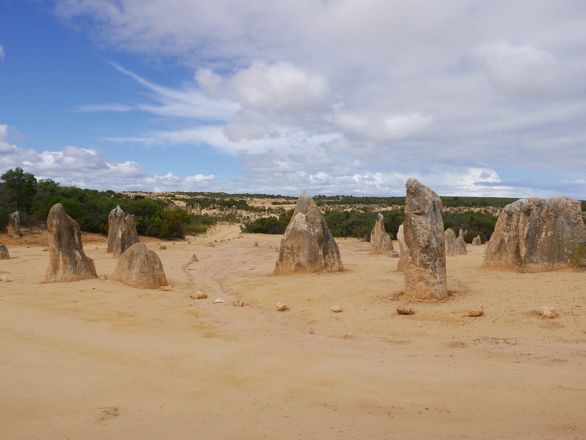 Australia — Pinnacles Desert, Nambung National Park, Cervantes, WA 6511 ...