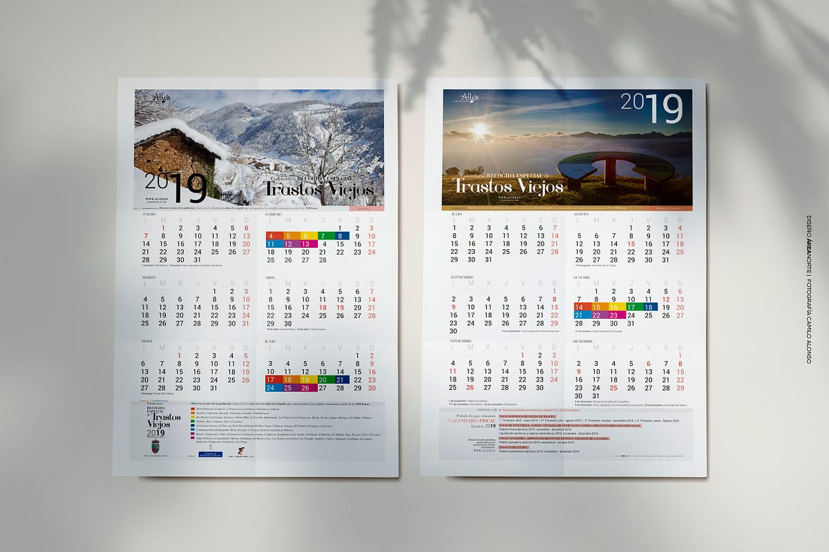 CALENDARIOS. DISEÑO EDITORIAL_ Diseño y adaptacion… | by Maite Prida ...