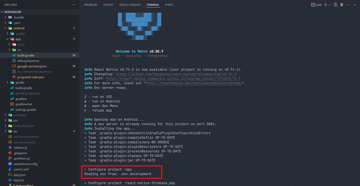 Settings ENV for Development or Production mode in React Native | by Yahoo Garfield Manik | Medium